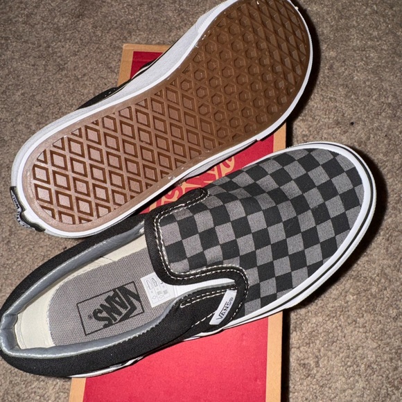 Vans | Shoes | Nwt Classic Checkered Vans 25 Kids | Poshmark